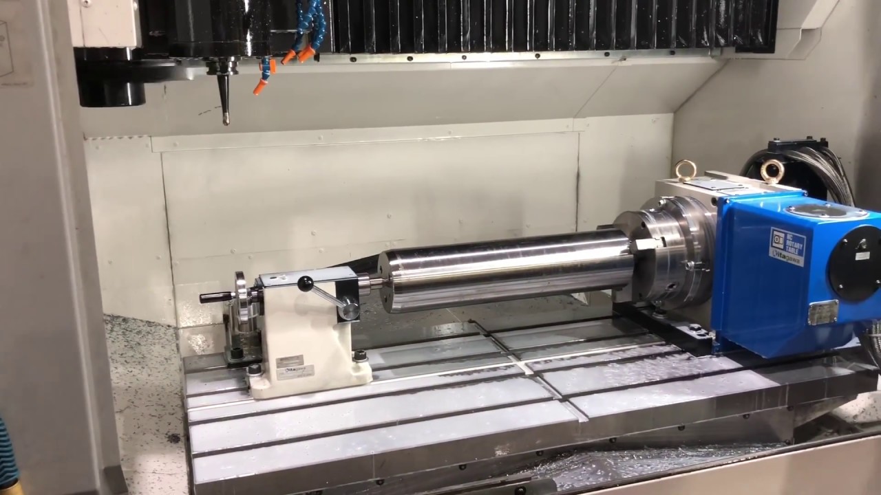 Okuma M560V Groove Milling - YouTube