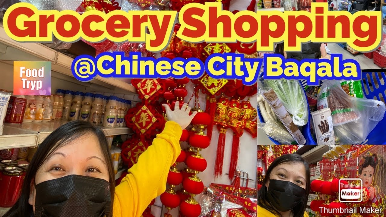 Grocery Shopping @Chinese City Baqala in Abu Dhabi - YouTube