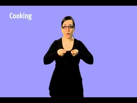 NDCS - BSL for Cooking - YouTube