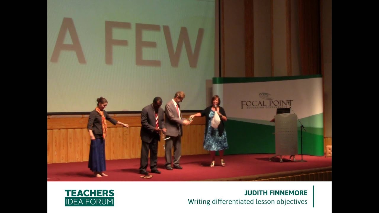 Writing differentiated lesson Objectives - YouTube
