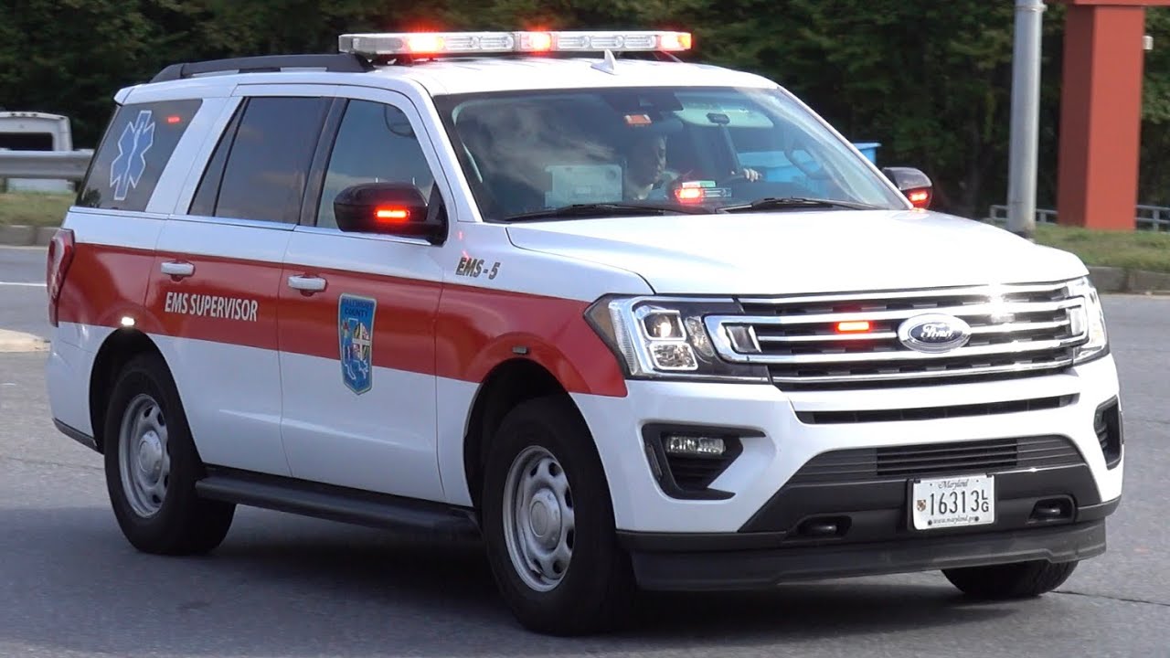 Baltimore County Fire Department EMS 5 Responding - YouTube