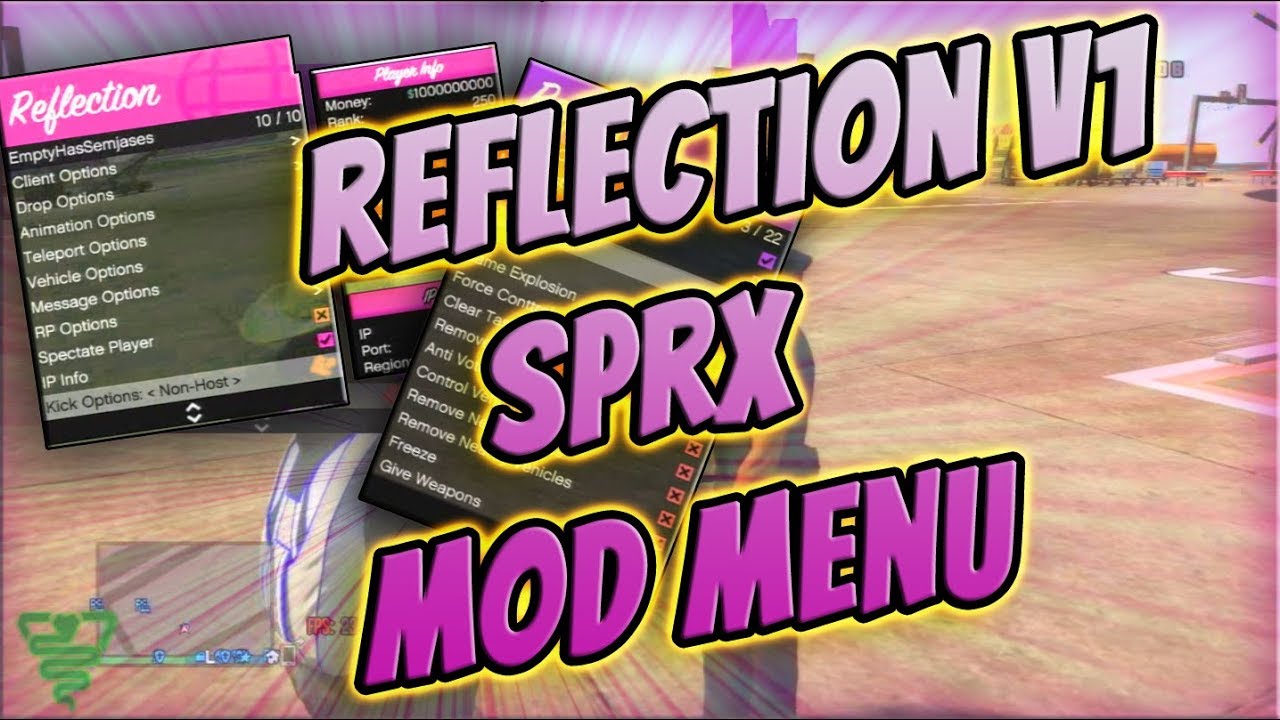 (PS3/GTA 5) Reflection V1 Mod Menu RP/Non-Host Kick Ip Grabber + (FREE ...