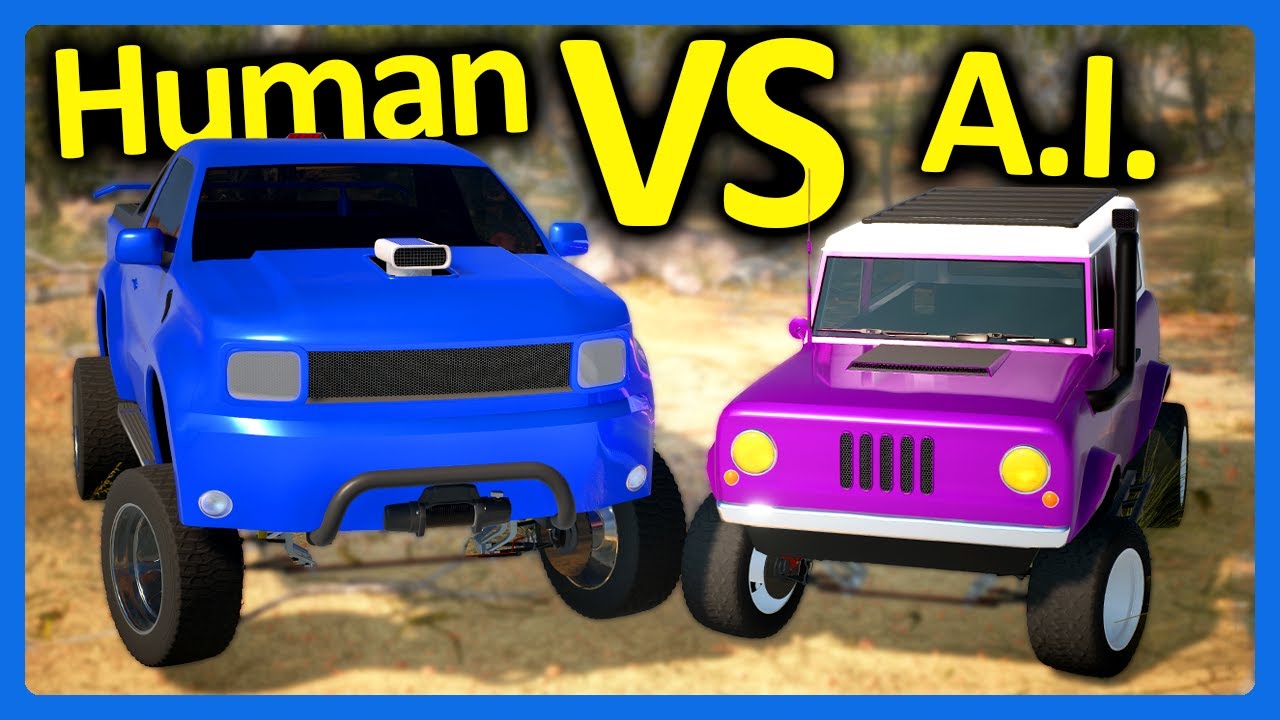 HUMAN vs AI - Who Can Build The Better Offroader in BeamNG?!? - YouTube