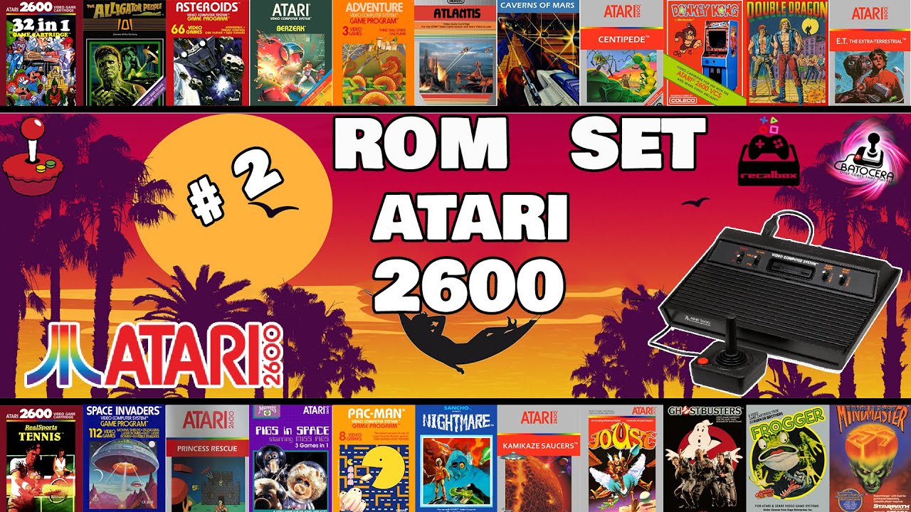ROM SET ATARI 2600 - YouTube
