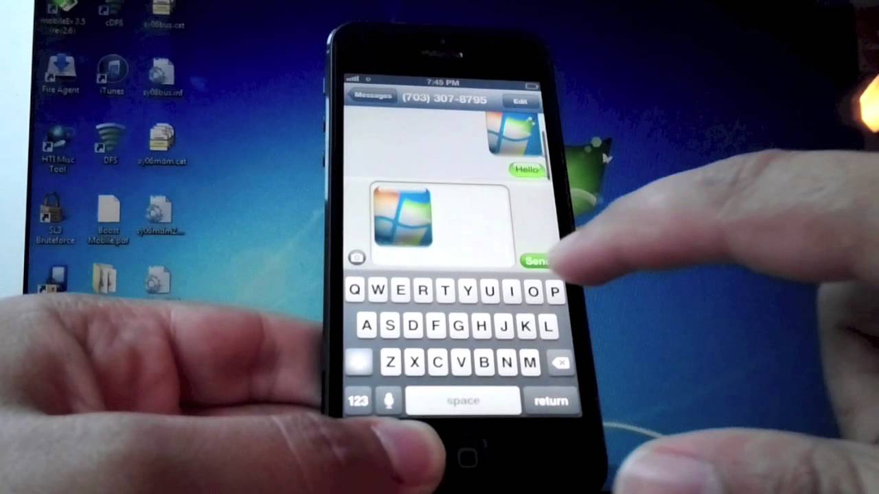 iPhone 5 flashed to Boost Mobile. Work sms, talk, 3G and MMS. Cdmatool ...
