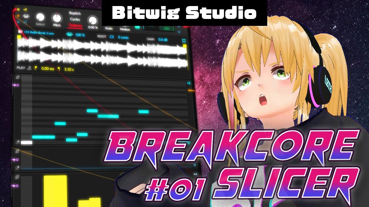 Bitwig Gridで作るBreakcore Slicer！！ part1 - YouTube