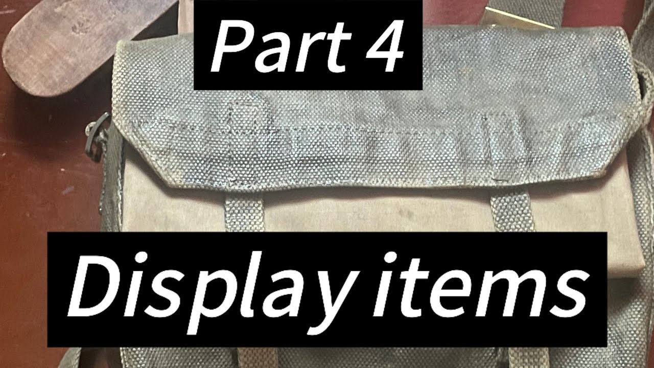 WW2 British Paratrooper Project part 4: Display items - YouTube