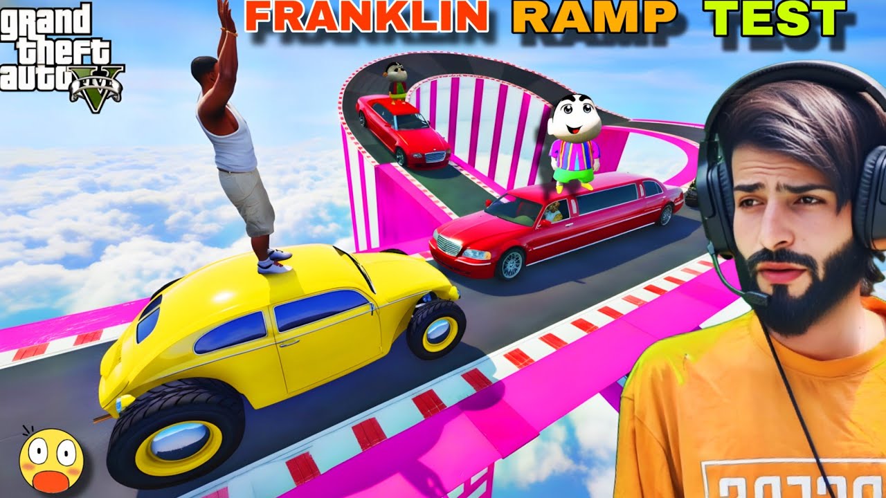 FRANKLIN MEGA RAMP TEST | GTA V GAMEPLAY - YouTube