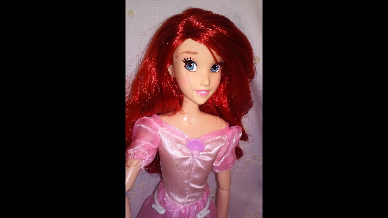 Disney Store Singing Princess Ariel Doll 17in - YouTube