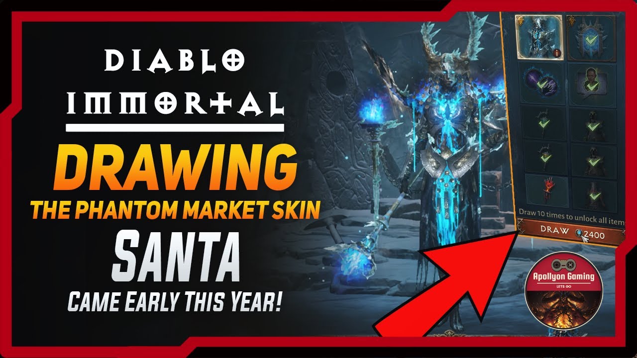 Drawing The Phantom Market Skin - Wizard - Santa Came Early This Year ...