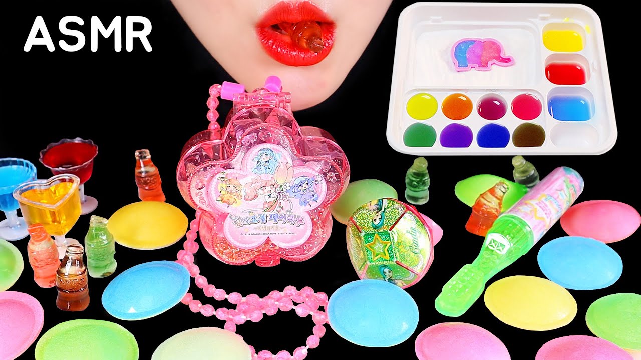 POPIN COOKIN ASMR UFO CANDY, JELLY, TOOTHBRUSH CANDY, RING CANDY, JEWEL ...