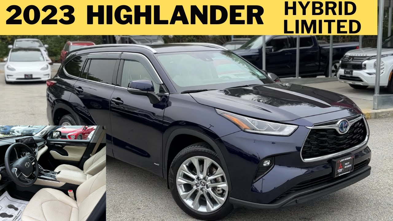 2023 Toyota Highlander Hybrid Limited real life walkaround! - YouTube
