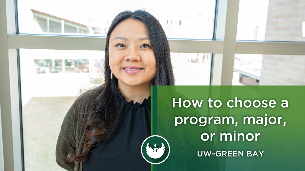 How to choose a program, major, or minor - YouTube