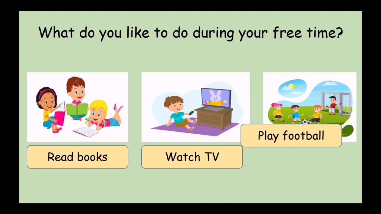 Free Time Activities (Unit 5 Superminds Year 2) - YouTube