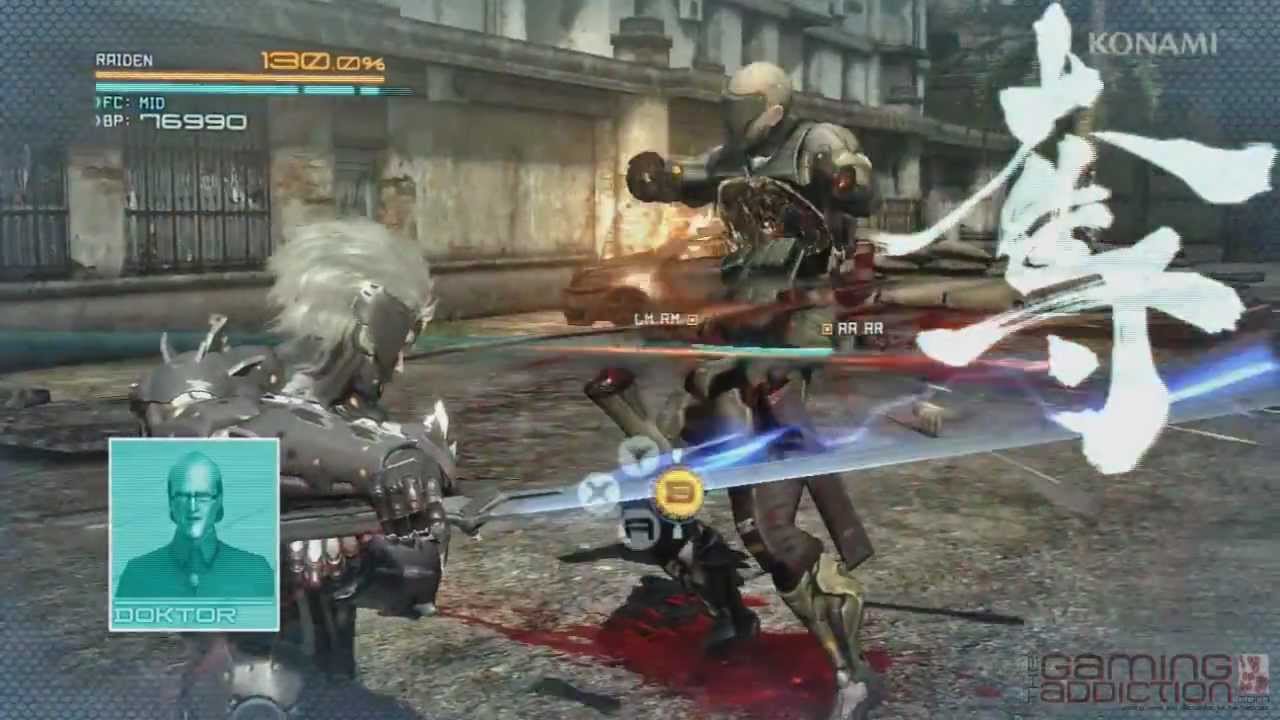 METAL GEAR RISING: REVENGEANCE 'Zandatsu' - YouTube