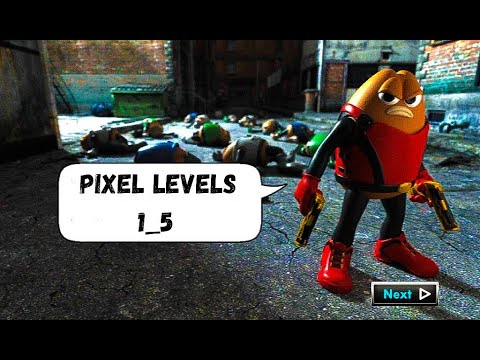 Killer Bean Unleashed: Pixel Levels 1-5 - YouTube
