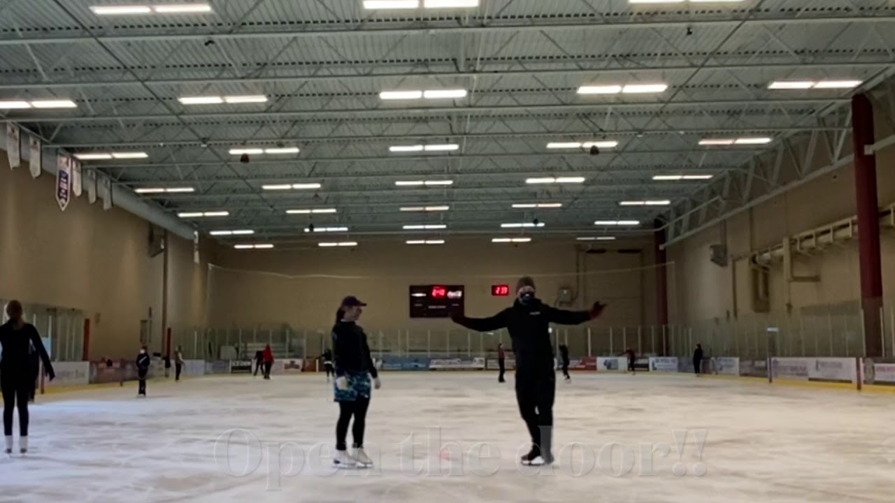 Adult Figure Skating, pre- Silver Dance Lesson - YouTube