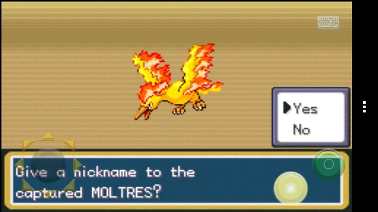 Pokemon Fire Red - CATCHING MOLTRES - YouTube