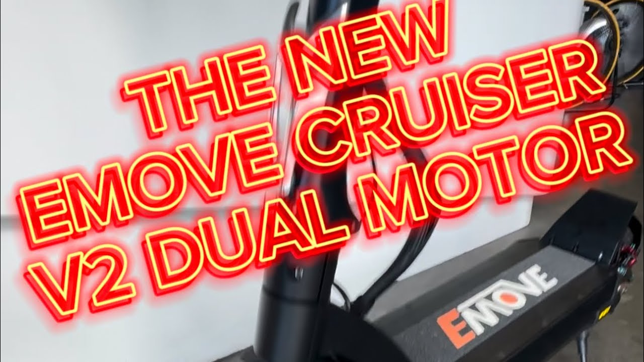 UNBOXING THE EMOVE CRUISER V2 AWD DUAL MOTOR 40 MPH ELECTRIC SCOOTER ...