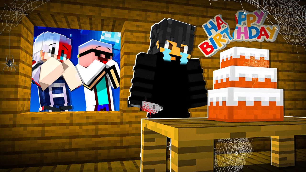 Everyone Left @junkeyy Alone On His Birthday 🎂 in Minecraft !! Ft @PSD1 ...