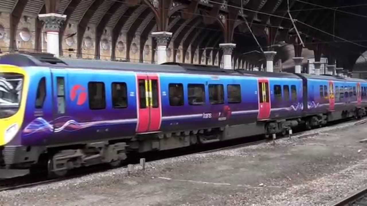 First Transpennine Express Class 185 Departing York (23/11/15) - YouTube