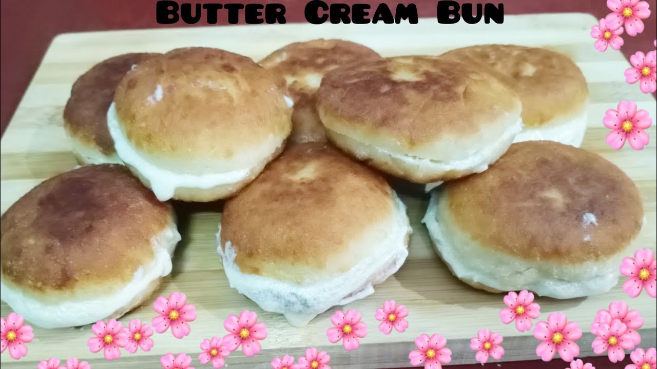 BUTTER BUN || YUMMY BUTTER BUN RECIPE || EGGLESS & WITHOUT OVEN ...