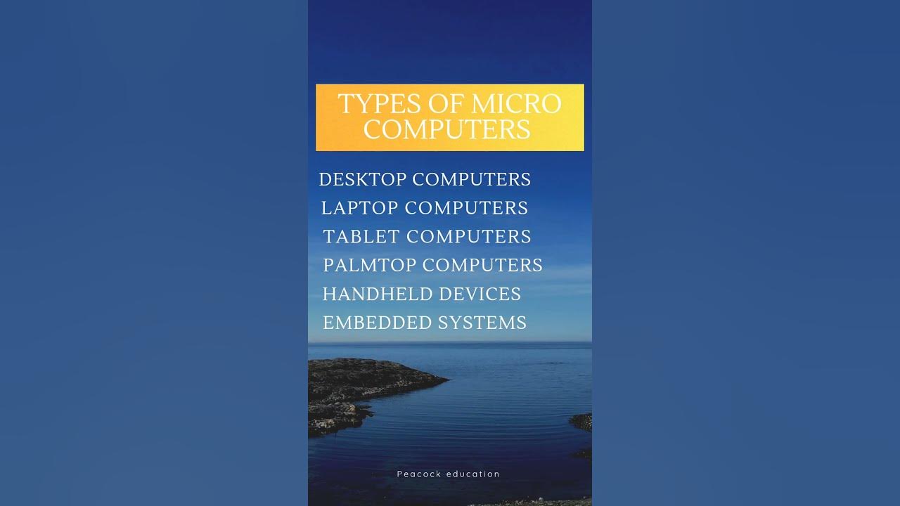 Types of Micro computer! - YouTube