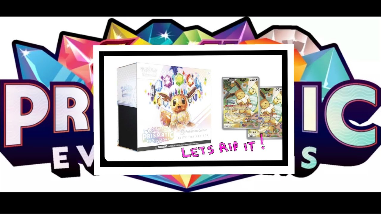 Pokemon Prismatic Trainer box ETB - super quick rip chasing ANYTHING AT ...