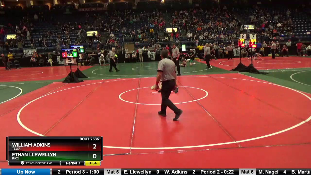 Ethan Llewellyn Inc2 vs William Adkins Tlwa 140lbs D4 3rd Place - YouTube