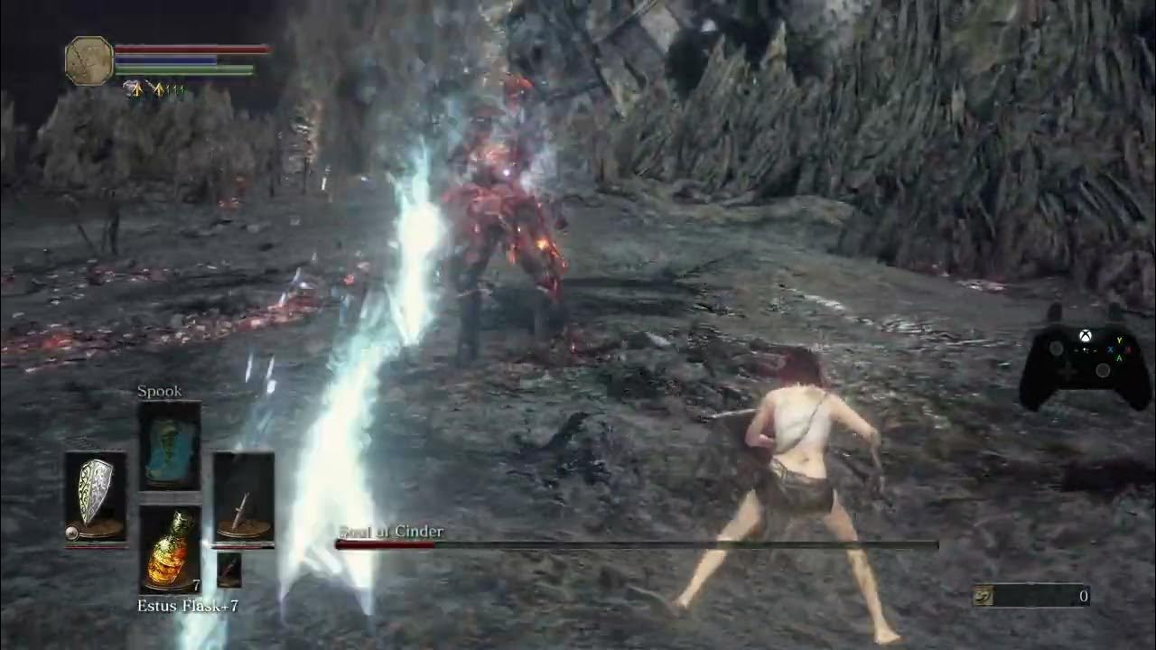 SL1 Broken Straight Sword Cinder Fight - YouTube