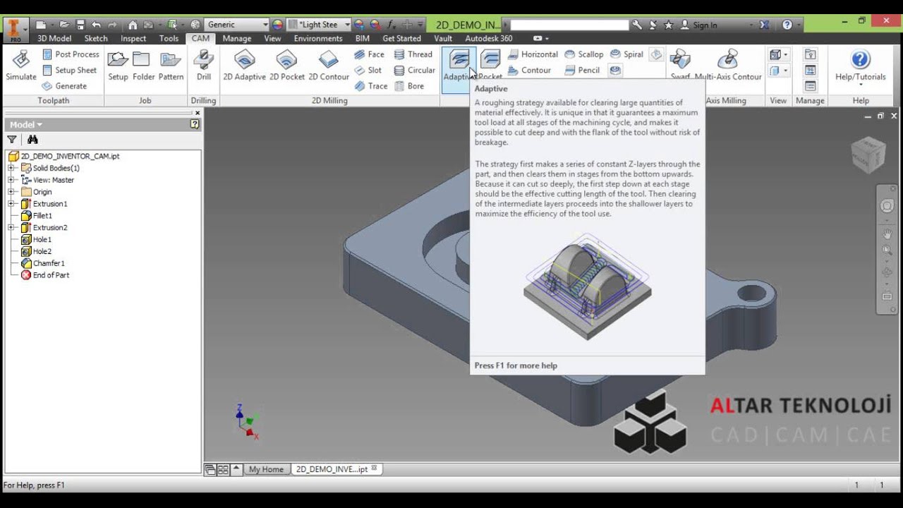 Inventor HSM - 01 Giriş - YouTube