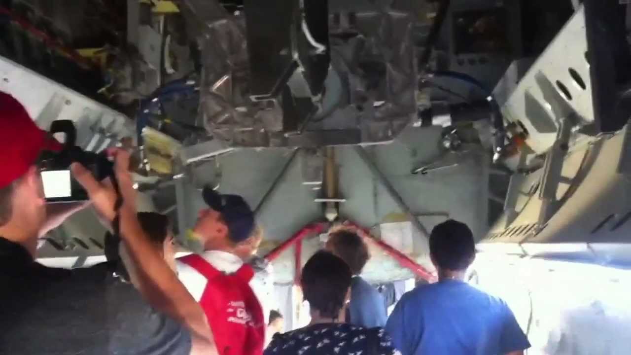 B-52 B 52 bombay doors open section walk through. - YouTube
