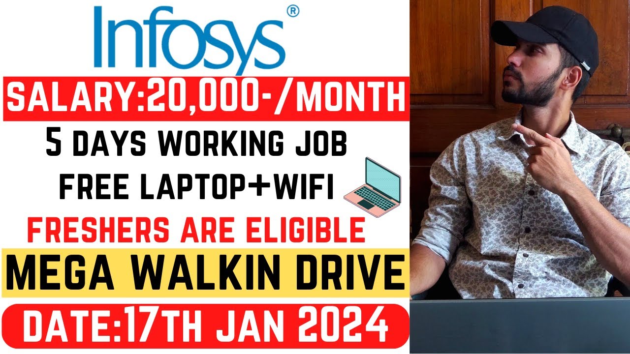 "Infosys Mega Walk-In Drive Tomorrow | Jan 17, 2024 | Freshers ...