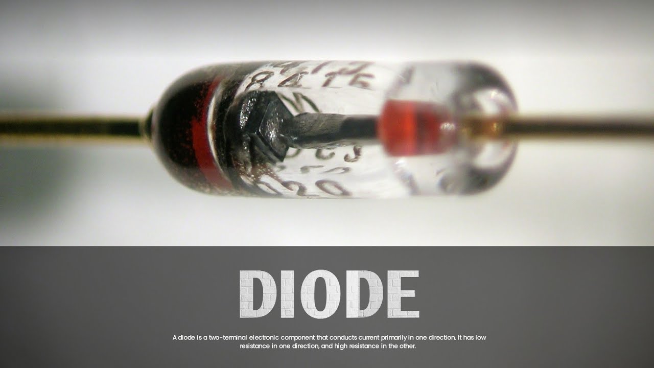 Diode | Introduction to an electronic component | Oridemy - YouTube