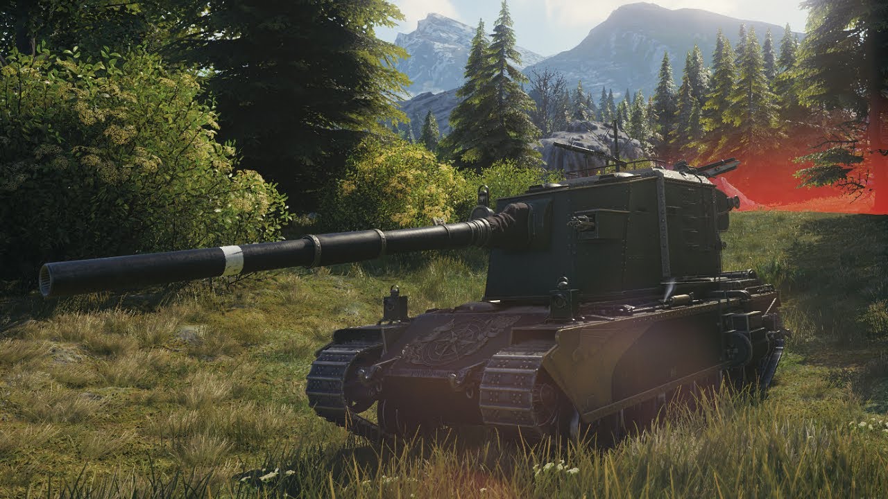 World of Tanks FV4005 Stage II - 5 kills 12.9k damage - YouTube