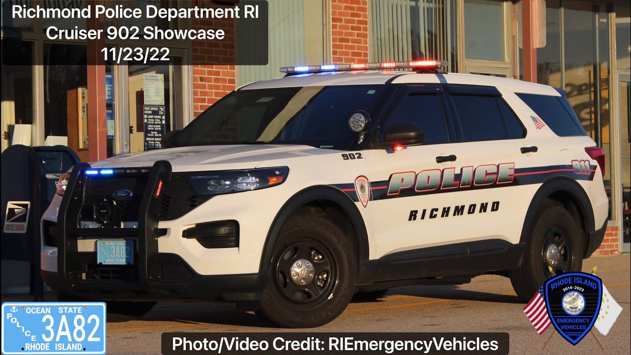 Richmond Police Department RI Cruiser 902 Showcase - YouTube