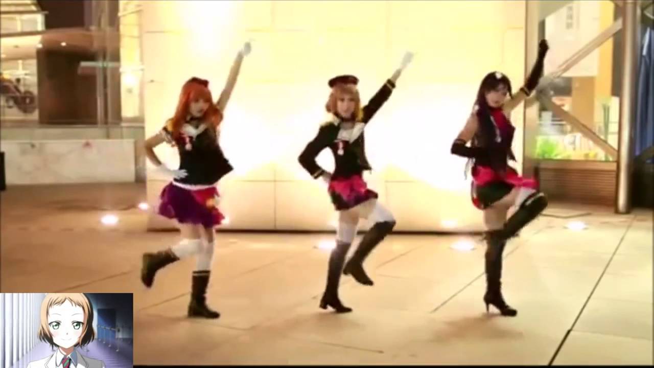 ラブライブ! Shocking Party Lovelive A rise Coser和2次元對照組 FULL HD - YouTube