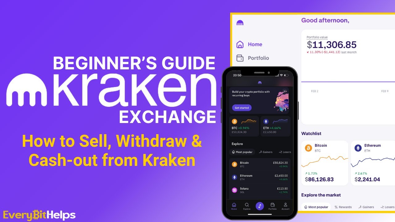 How to Sell, Withdraw & Cash-out from Kraken Exchange (2025) - YouTube