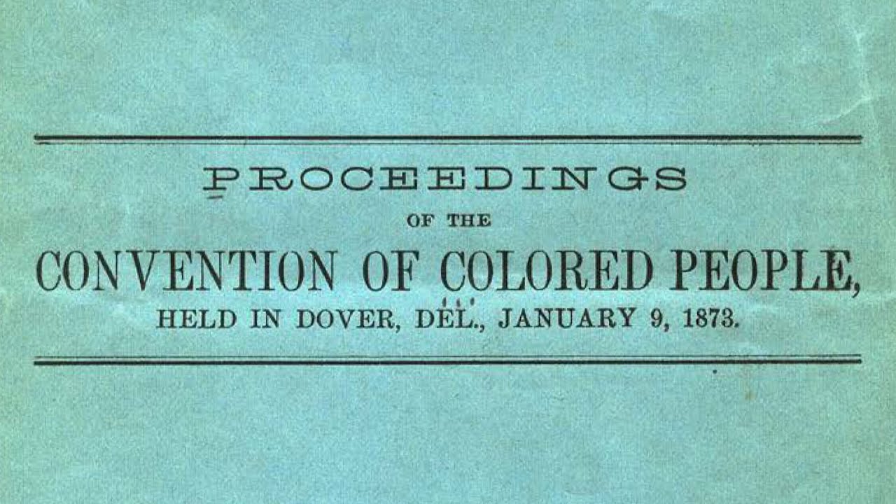 History Matters: The Colored Conventions Project - YouTube