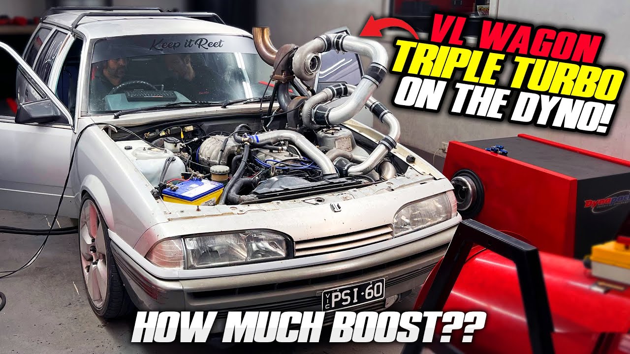TRIPLE COMPOUND TURBO VL WAGON Makes “HUGE” Power On The Dyno!! - YouTube