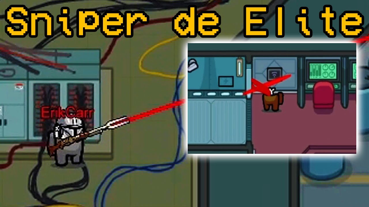 Virei um SNIPER DE ELITE no Among Us - YouTube