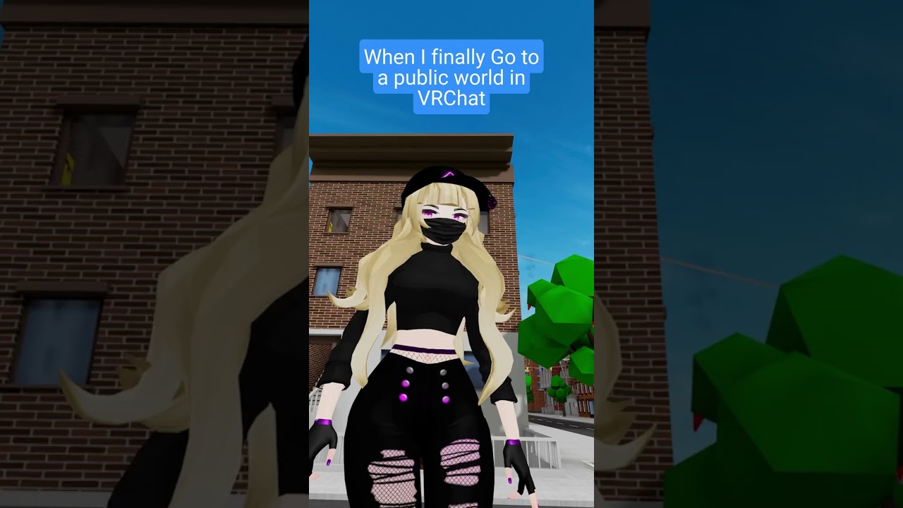 When you go to a public world in vrchat - YouTube