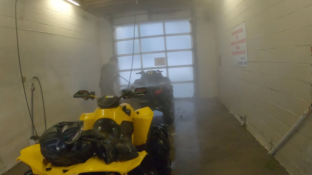 How to wash an atv in the winter? - YouTube