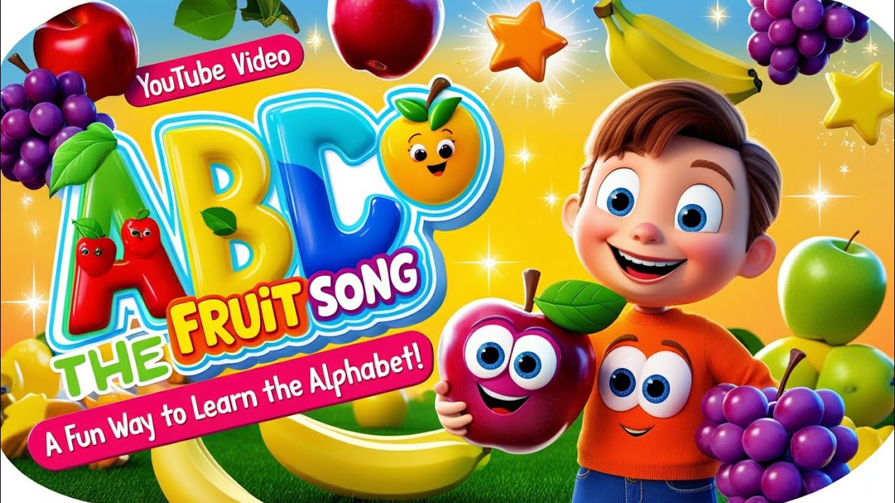 The ABC Fruit Song - Learn Alphabet A-Z with Fruits! - YouTube