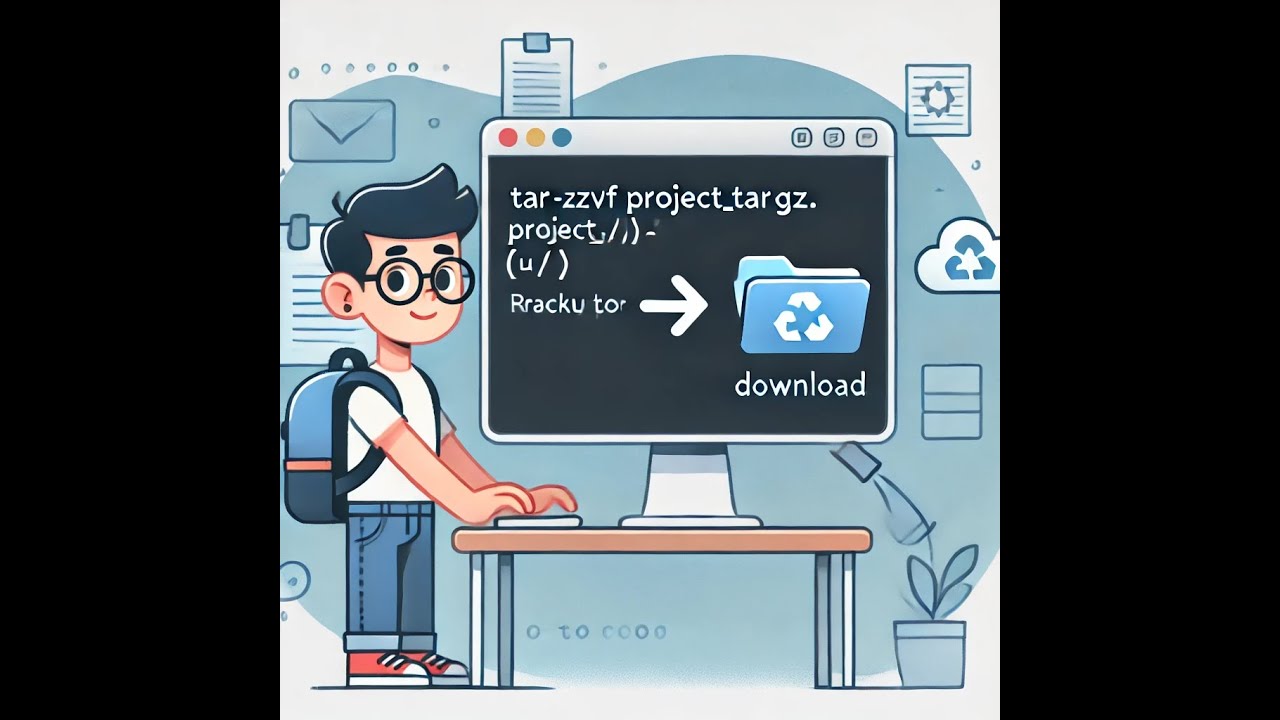 How to Compress, Backup, and Download Your First Project Data - YouTube