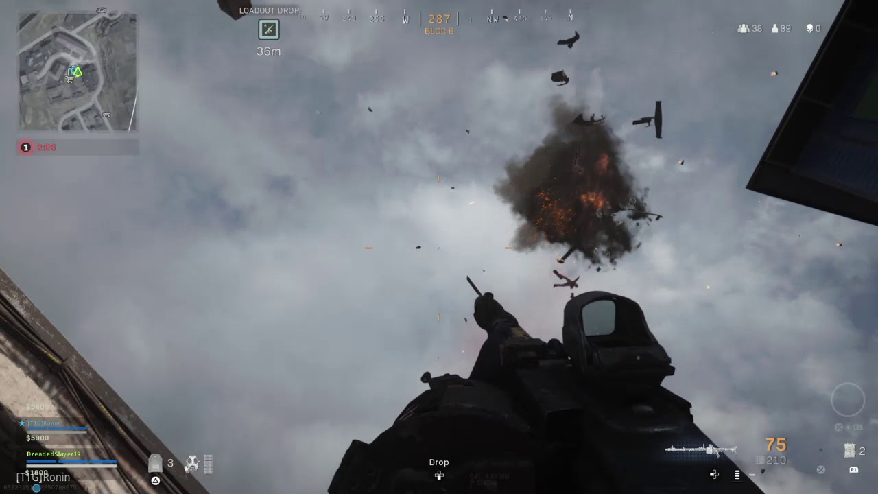 COD Warzone - Loadout Drop DESTROYS Helicopter!!! - YouTube