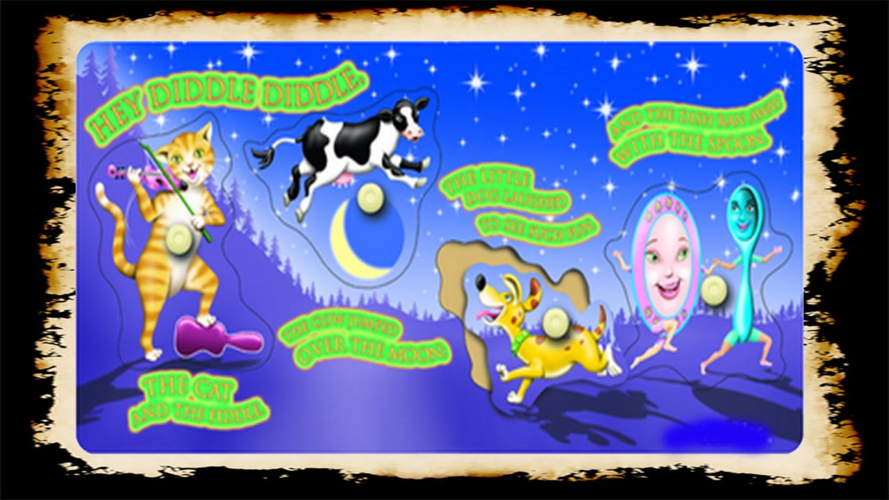 Hey Diddle Diddle - English | Nursery Rhymes | Cartoon|Animated Rhymes ...