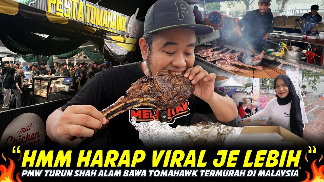 INI JE LEVEL TOMAHAWK PAKMAT WESTERN..Beratur Dalam Hujan Nak Cuba ...
