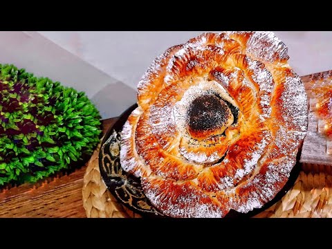 🔴Möhtəşəm Gül Piroqu Resepti!!!/Delicious Rose Cake Recipe!!!