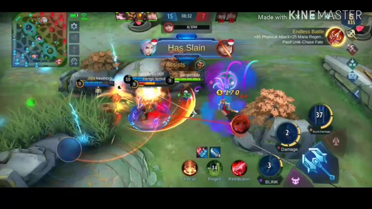 Tes Hero ling mobile legend, - YouTube